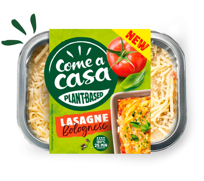 Come a casa® becomes greener with her newest plant-based lasagne | What ...